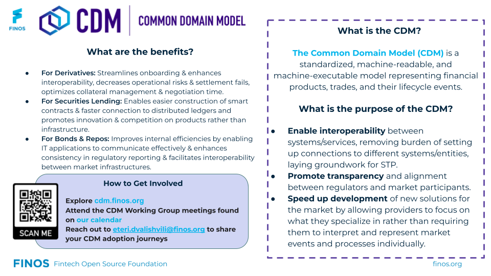 Common Domain Model (CDM) Resources